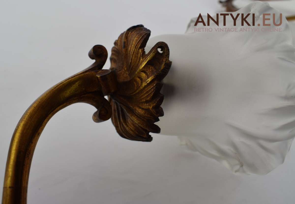 Duże antyczne kinkiety Ludwik XV. - antyki.eu